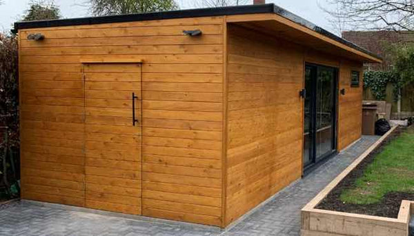 PVC hygienic cladding for home office and gym | Cladding Warehouse