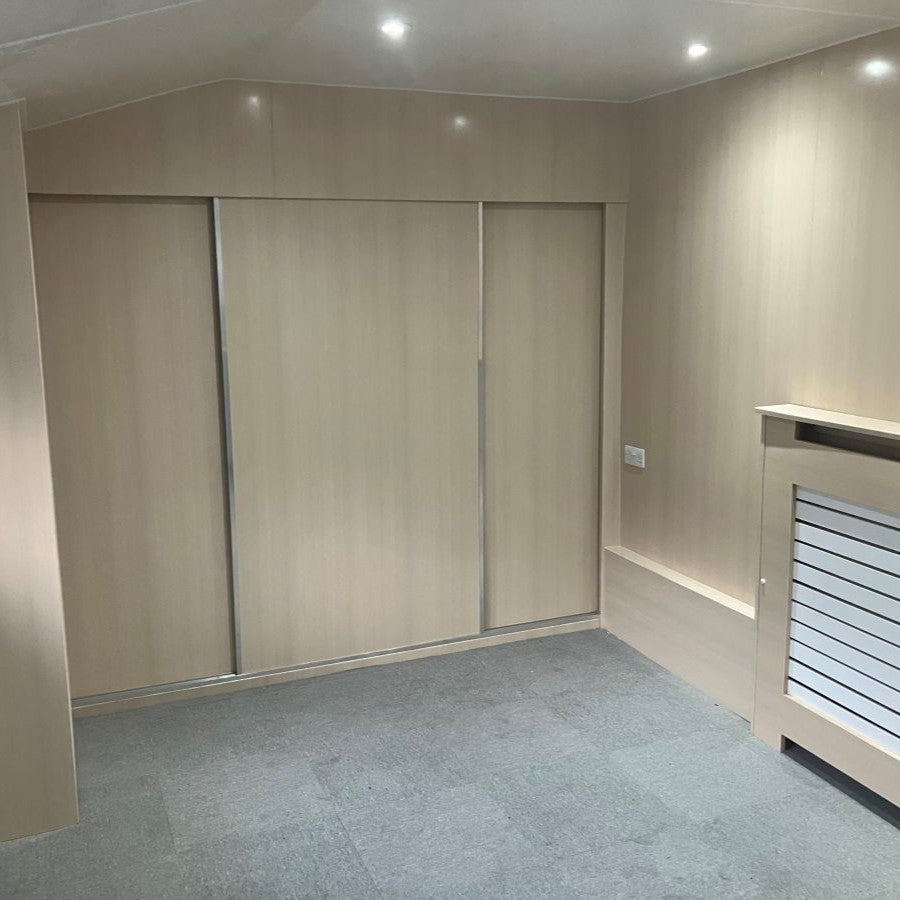 2.5mm Soft Woodgrain Hygienic Cladding Sheets | Cladding Warehouse