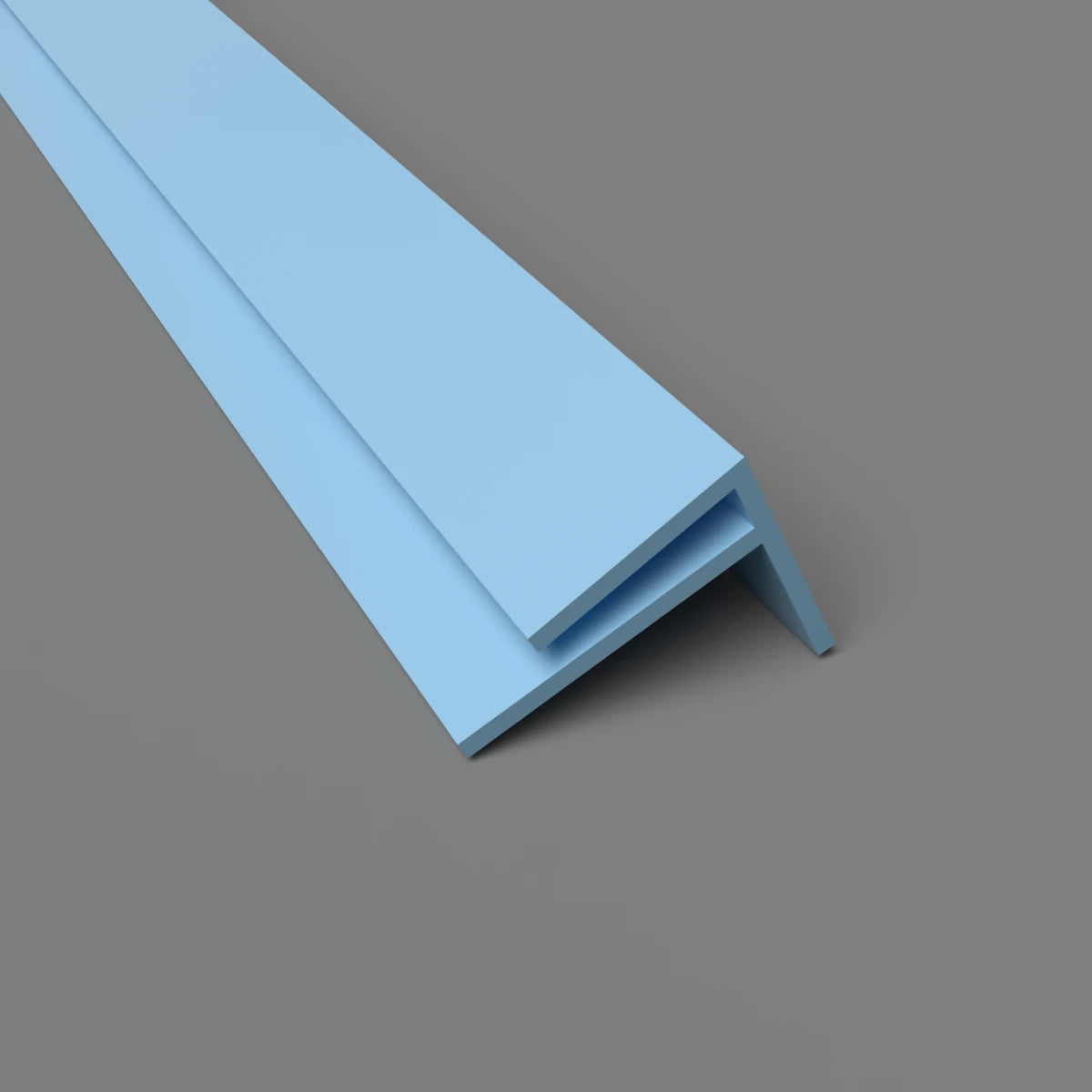 PVC External Corner F Trim Pastel Blue | Cladding Warehouse