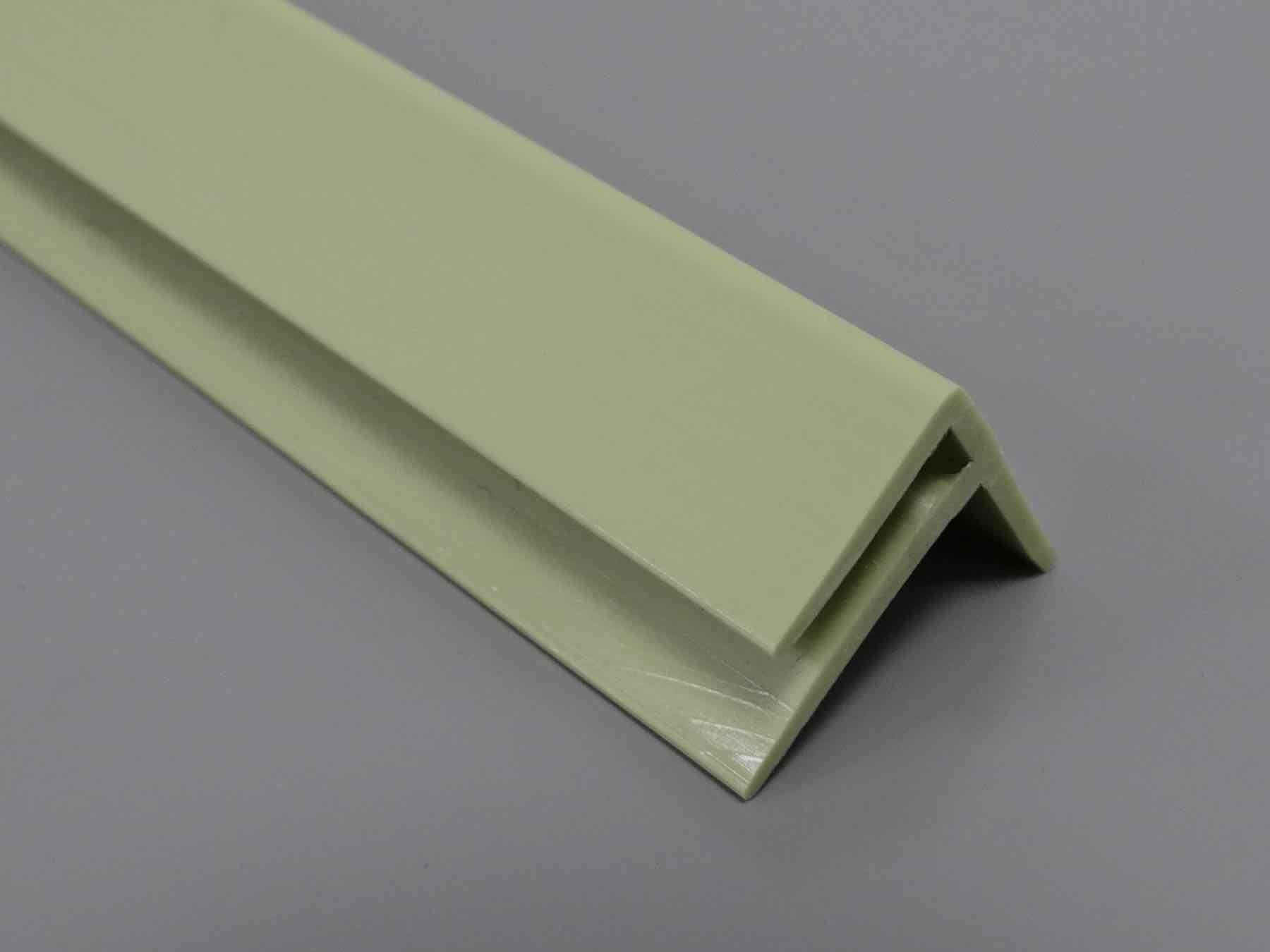 PVC External Corner F Trim Olive Green | Cladding Warehouse