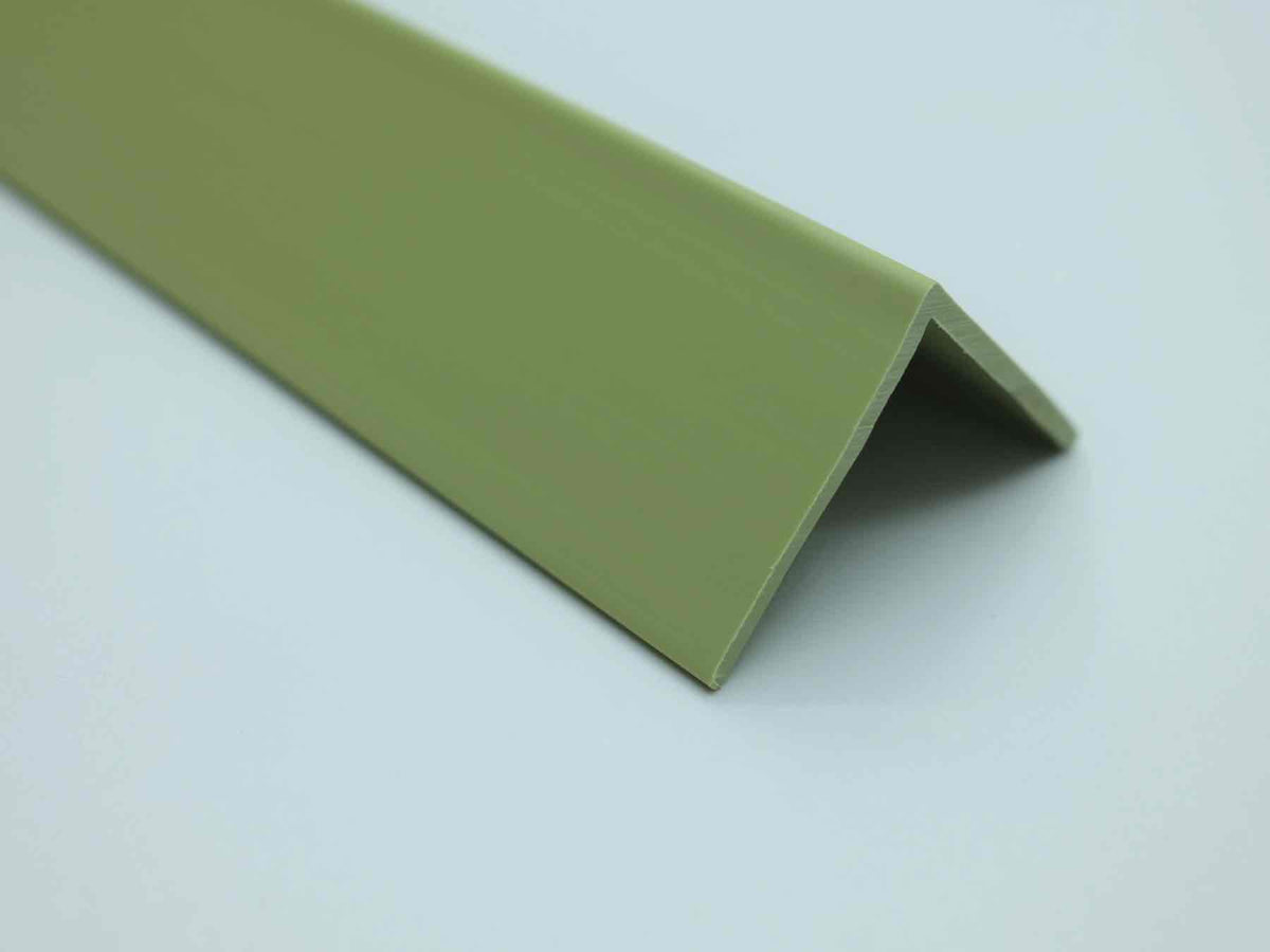 25mm (1") PVC Angle Olive Green | Cladding Warehouse