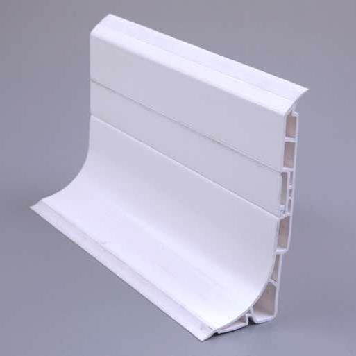 PVC Skirting Hidden Fixing 100mm White | Cladding Warehouse